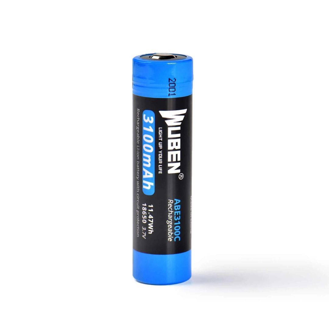 WUBEN ABE3100C 18650 3100mAh Battery – ANBOT Outdoors Sdn Bhd