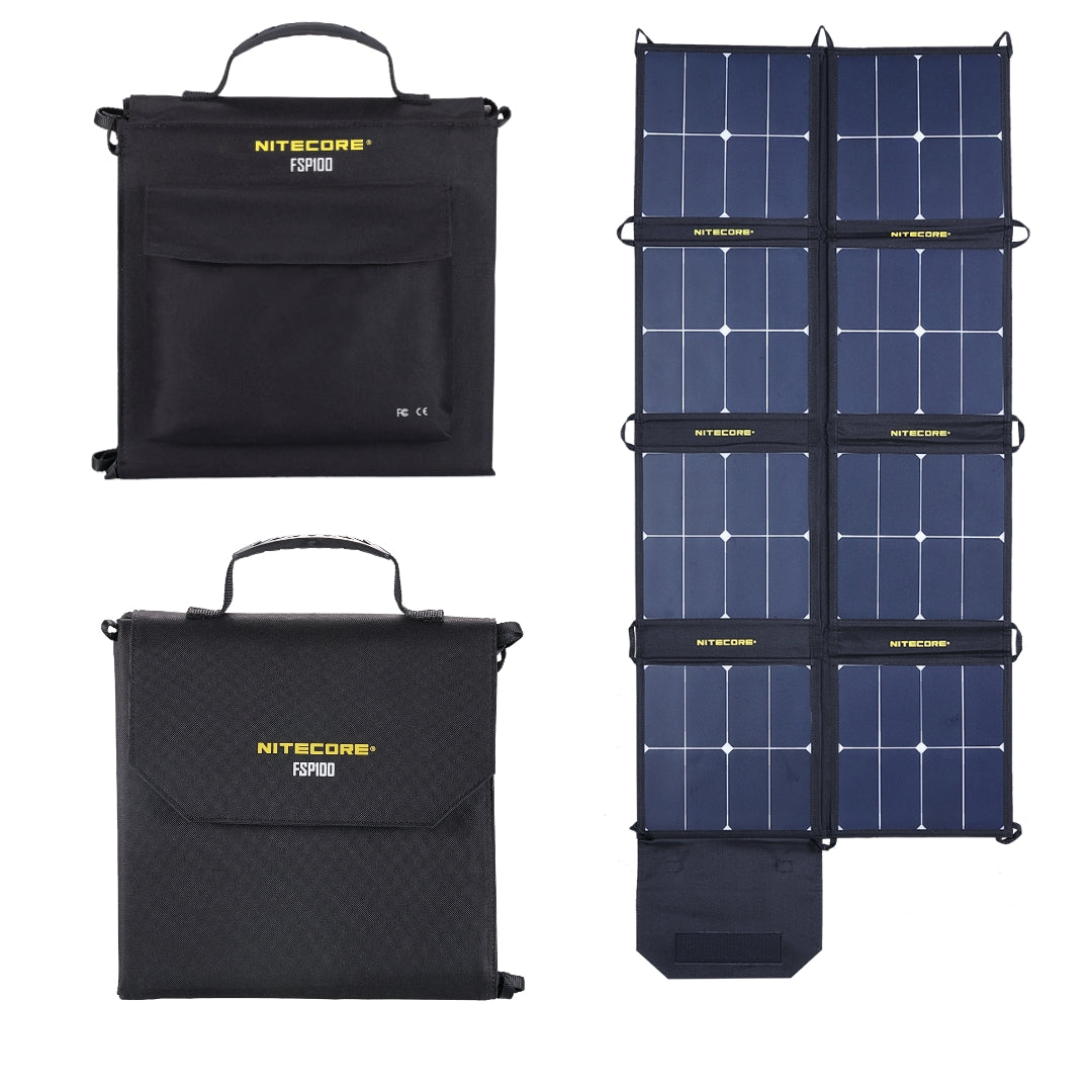 Nitecore FSP100 Foldable Solar Panel – ANBOT Outdoors Sdn Bhd